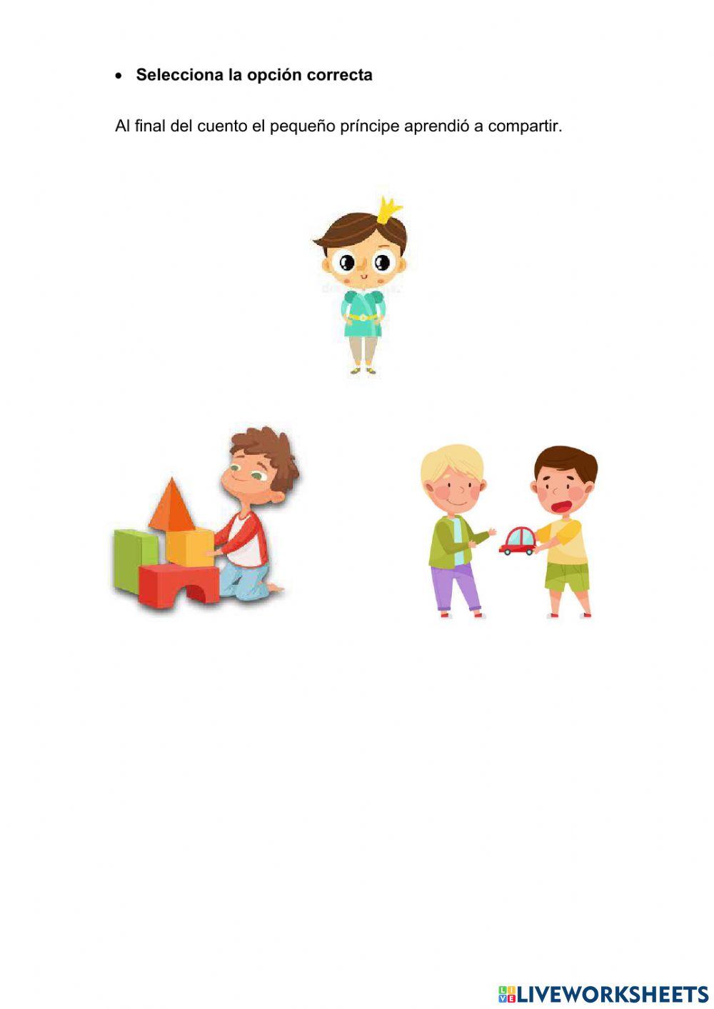 Compartir activity | Live Worksheets