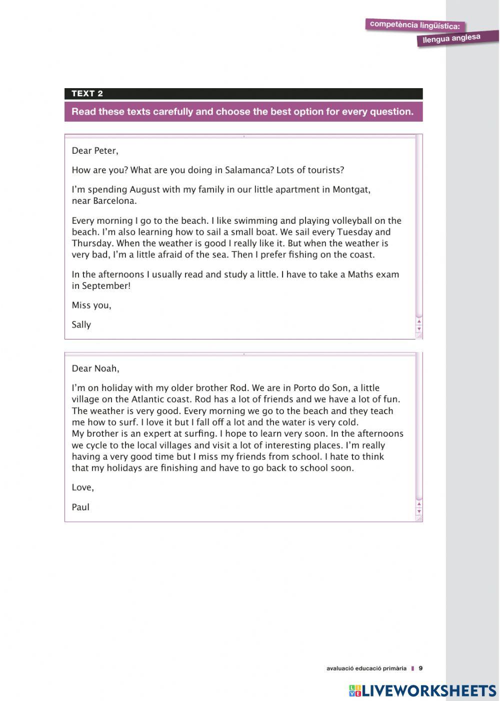 Cbp reading 12b worksheet | Live Worksheets