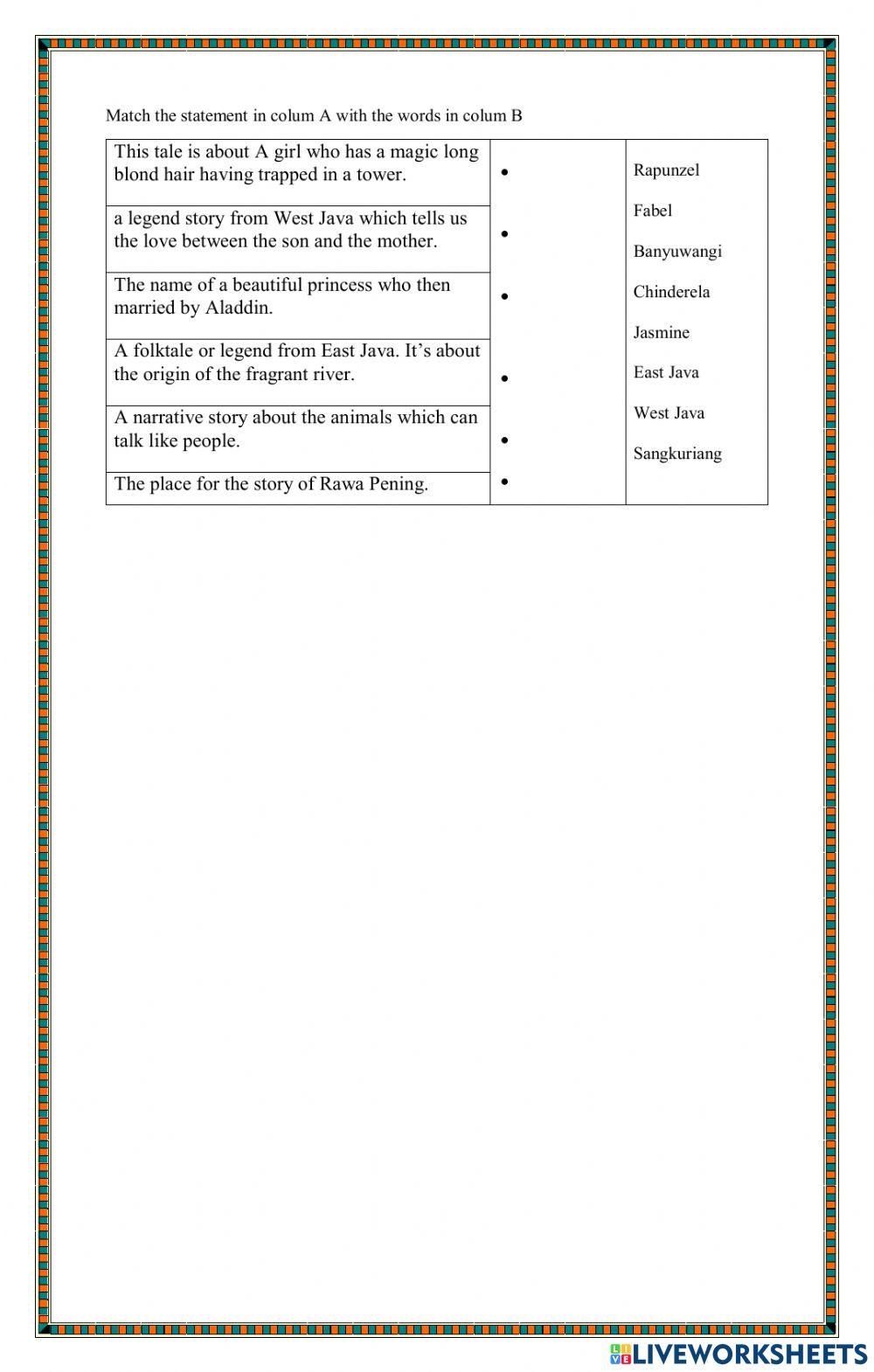 LKPD Narrative … | Free Interactive Worksheets | 1845353