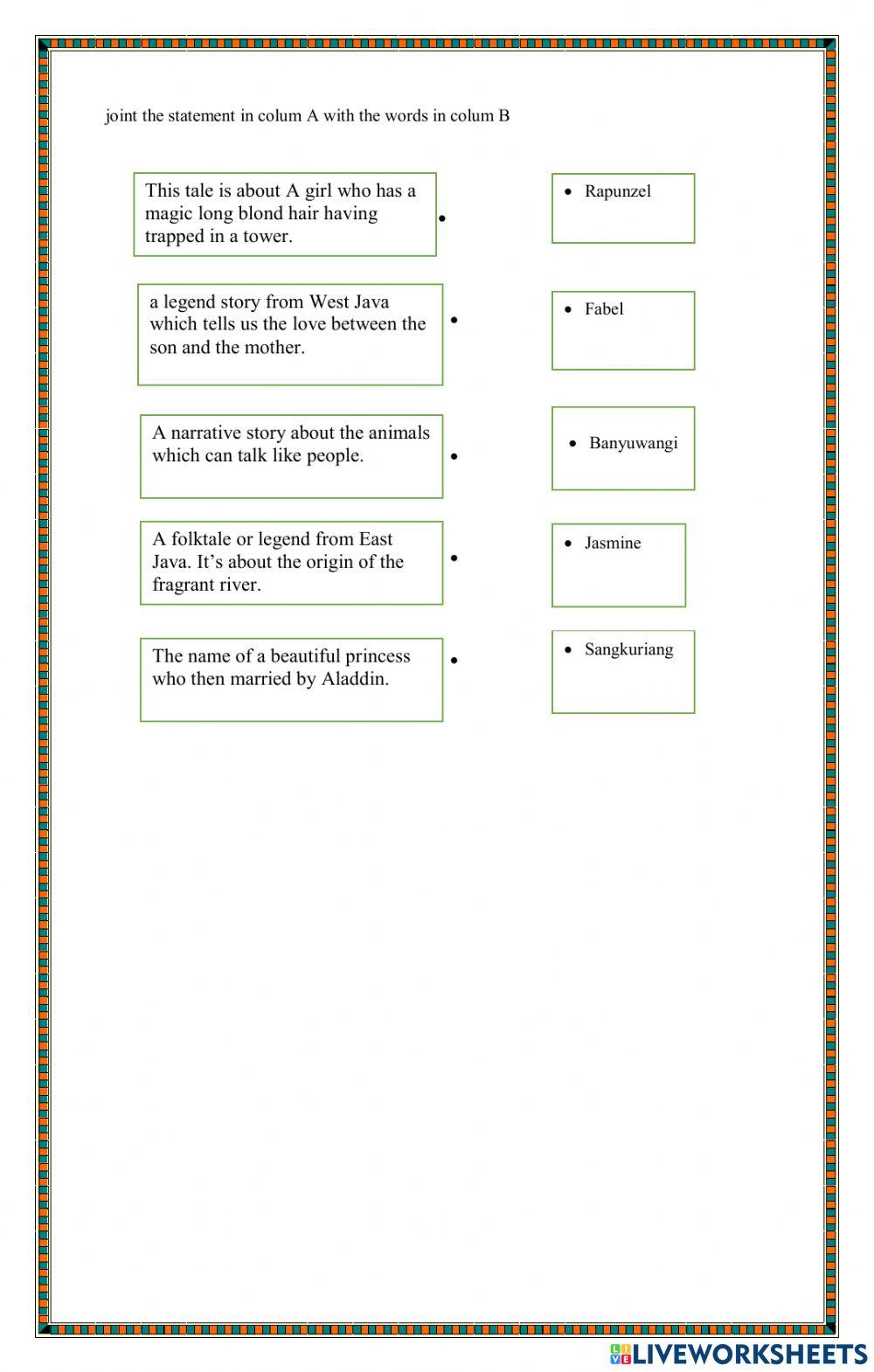 LKPD Narrative … | Free Interactive Worksheets | 1845481