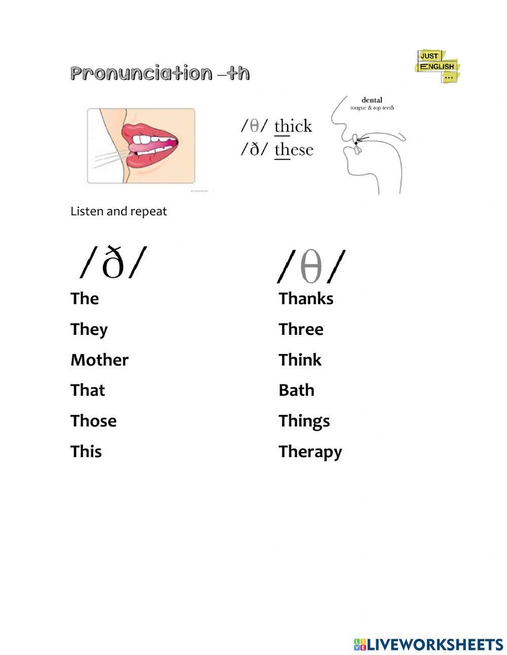 1845546 Pronunciation Th Justenglish2021