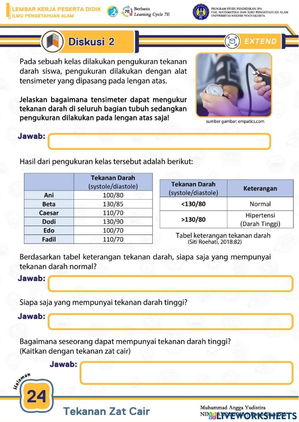 Kegiatan 3 - Hukum Pascal online exercise for | Live Worksheets