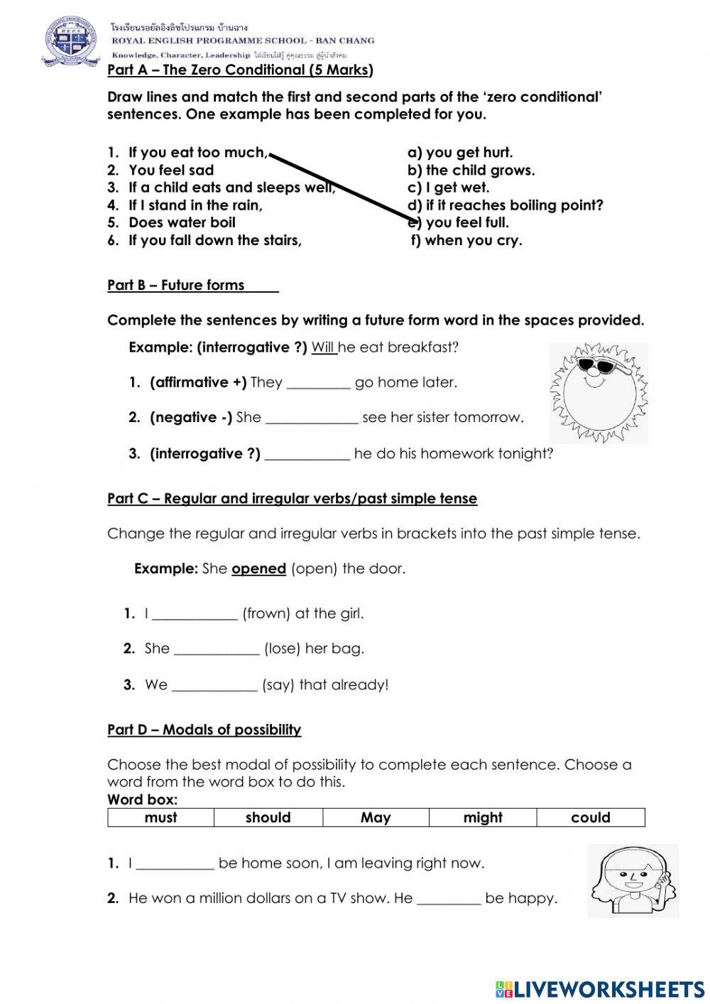 P4 Q4 Test Prep worksheet | Live Worksheets