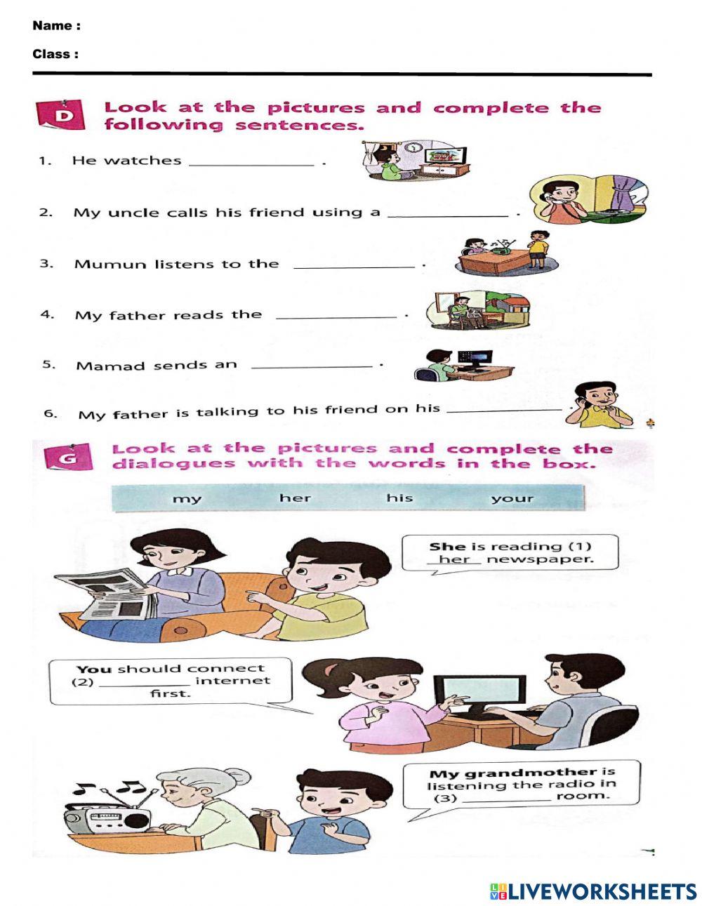 Lesson 11 2 grade worksheet | Live Worksheets