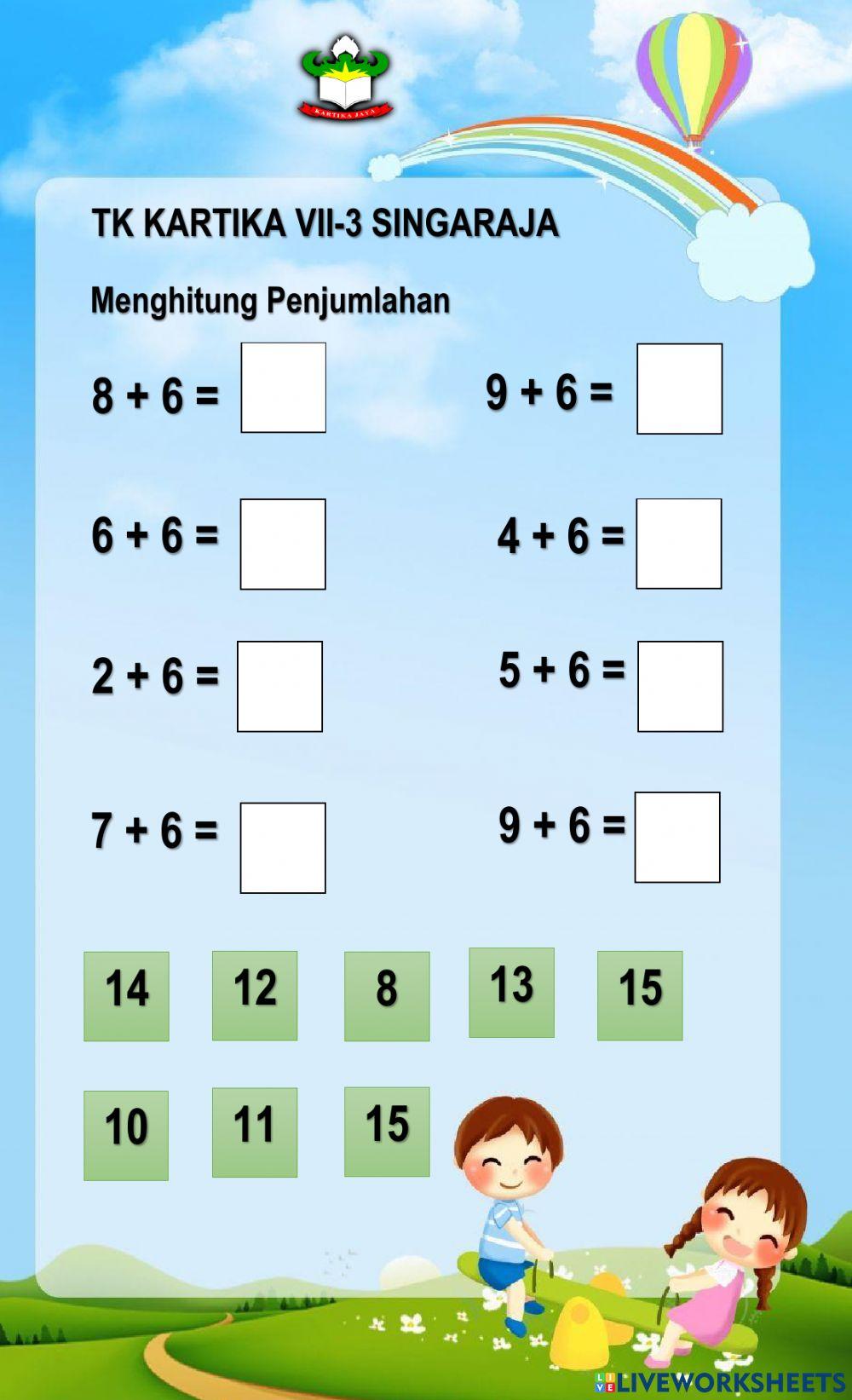 Memasangkan activity | Live Worksheets