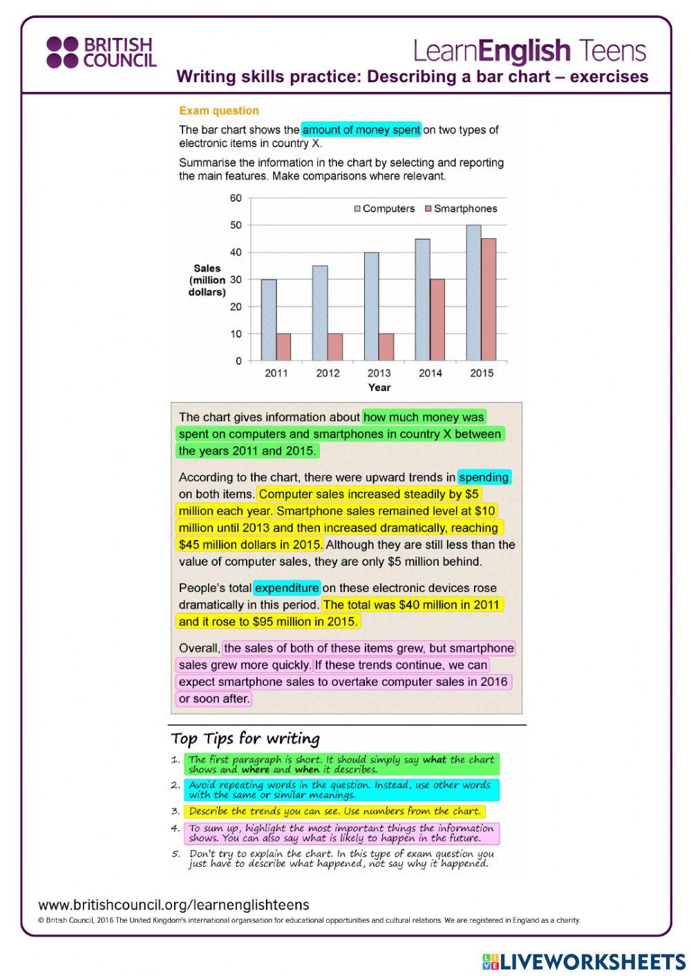Writing practice online exercise for | Live Worksheets