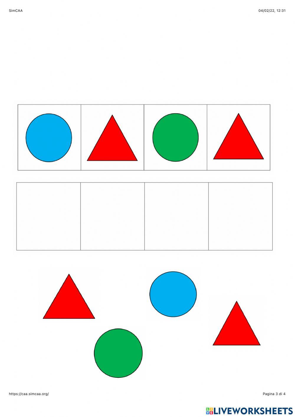 Figure geometriche interactive worksheet | Live Worksheets