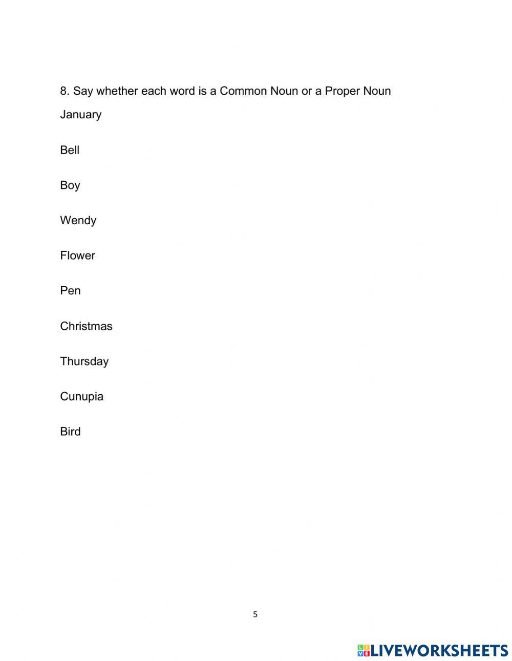 WEEKLY TEST TERM 2 GRAMMAR | michelle premchand | Live