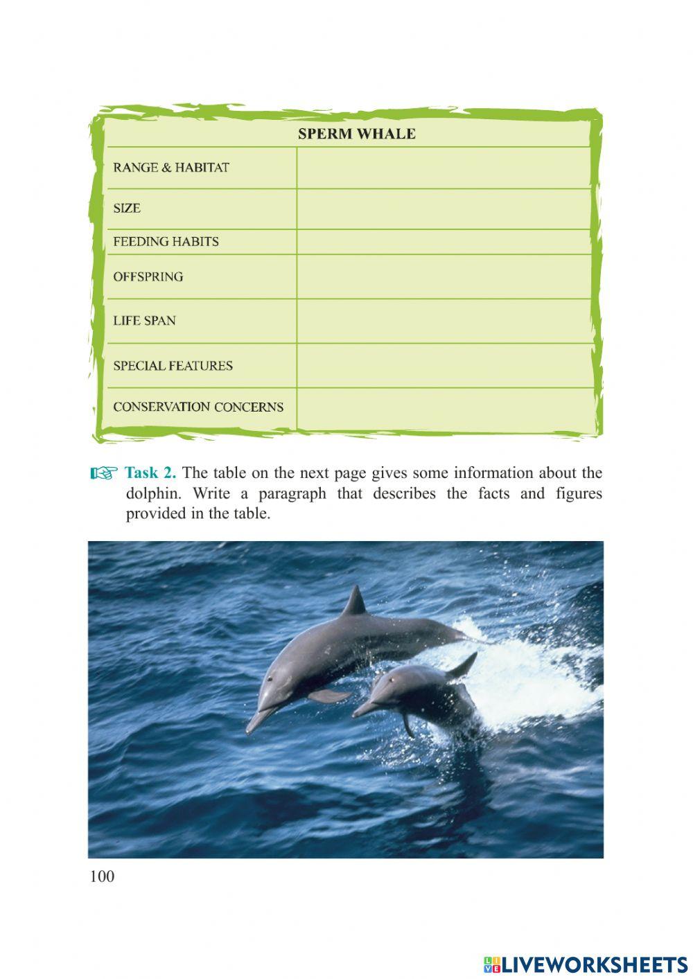 Unit 9: the undersea world - writing 1847600