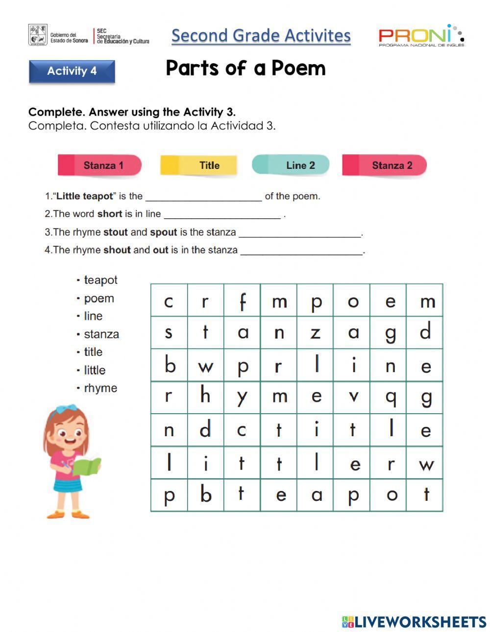 2nd grade - Wee… | Free Interactive Worksheets | 1847988
