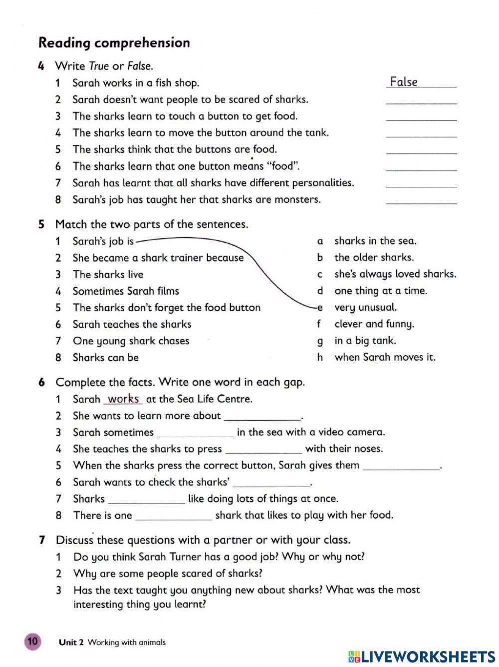 OxSkills5-U2 Reading worksheet | Live Worksheets