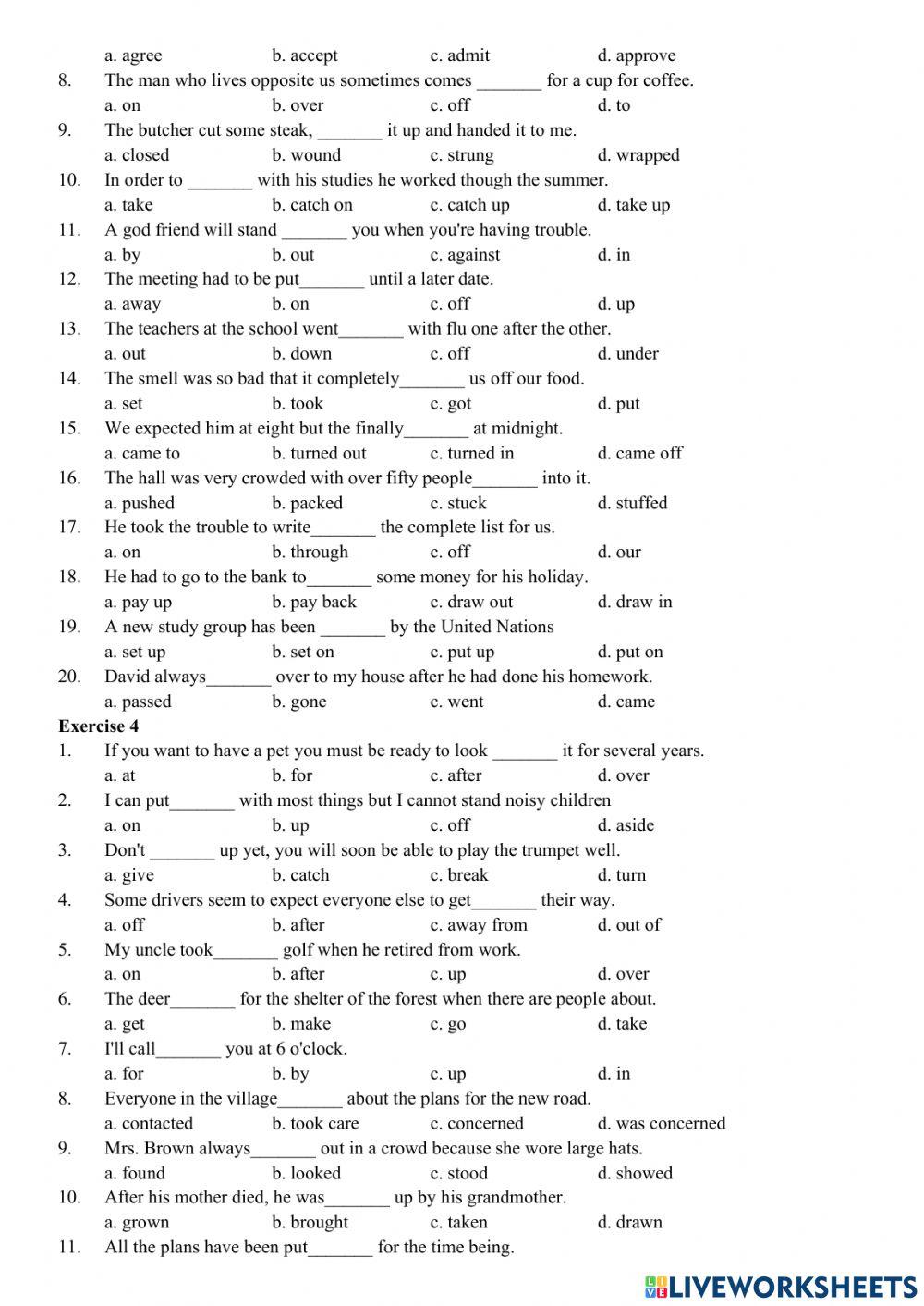 1848458 | Phrasal verbs | HanhLam | LiveWorksheets