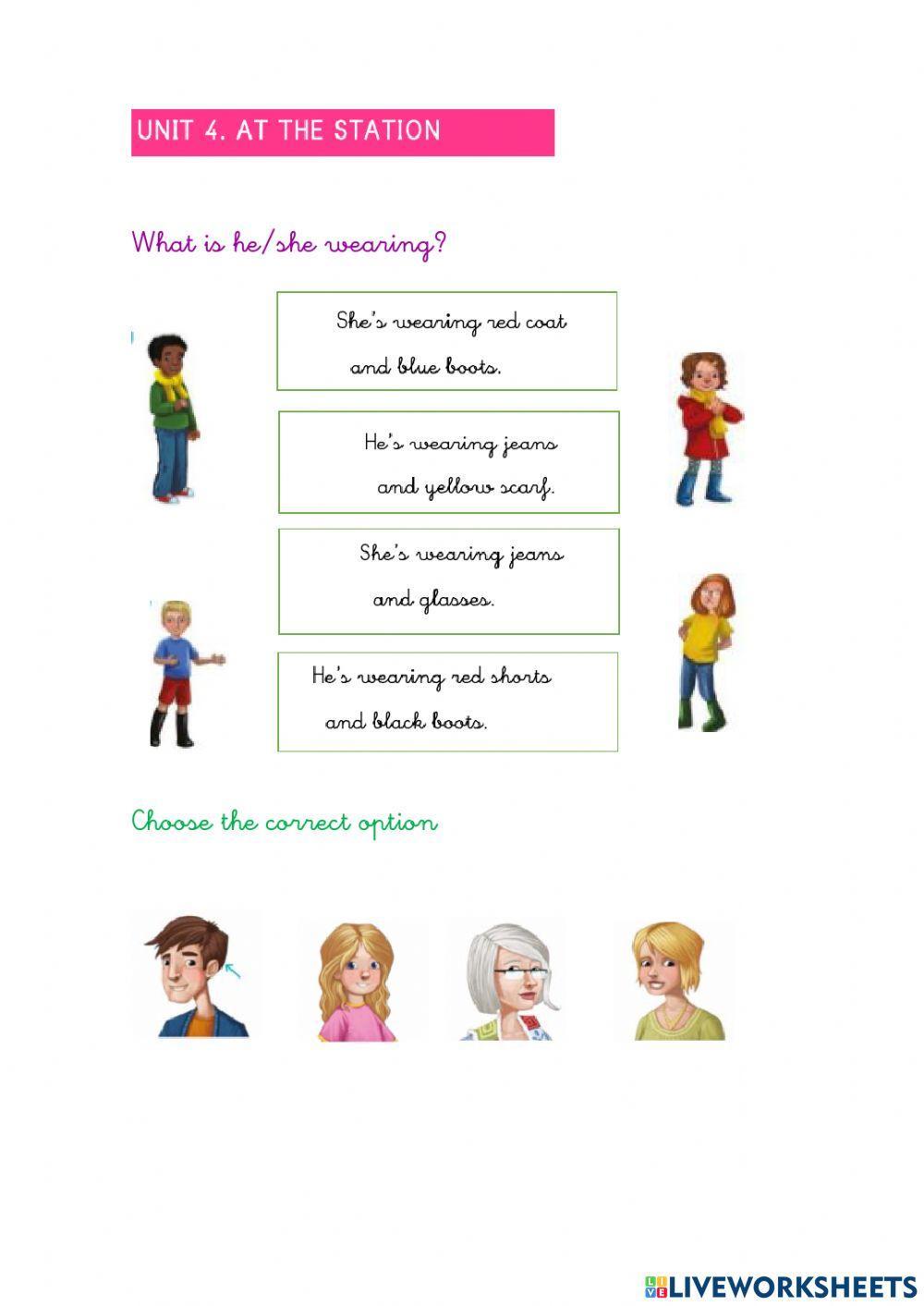 At the station | Free Interactive Worksheets | 1849671