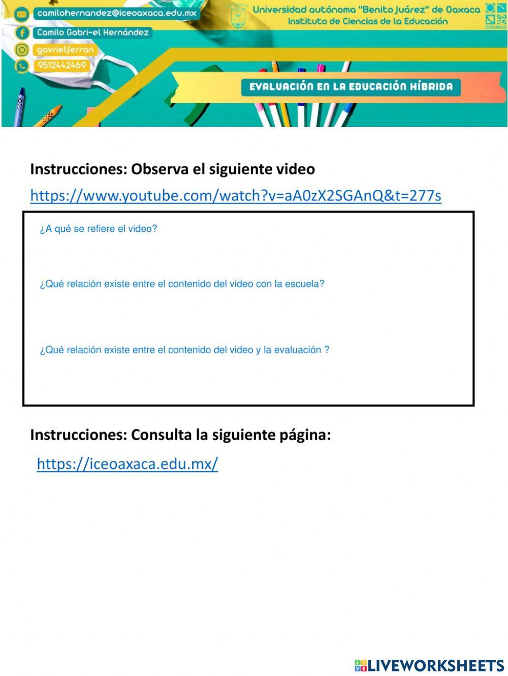 Actividad online exercise for | Live Worksheets