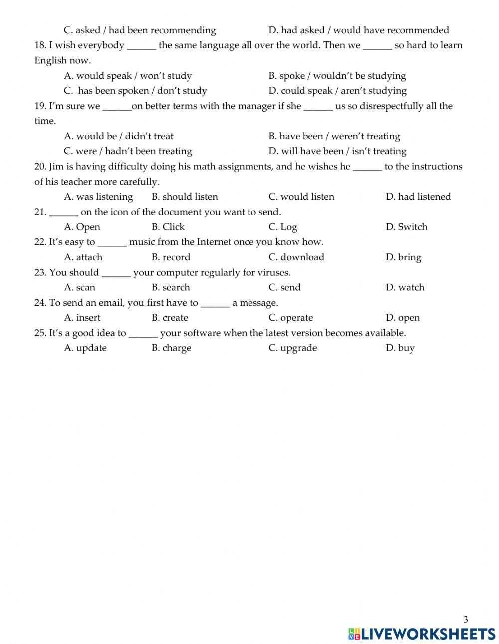 GRADE 8 - MULTI… | Free Interactive Worksheets | 4230857
