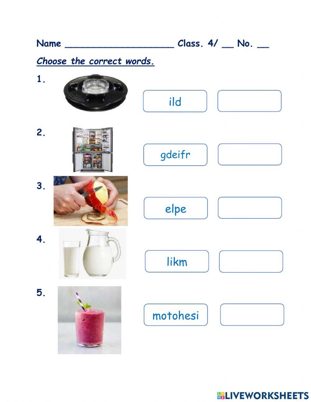 P.4 Unit 13 worksheet | Live Worksheets