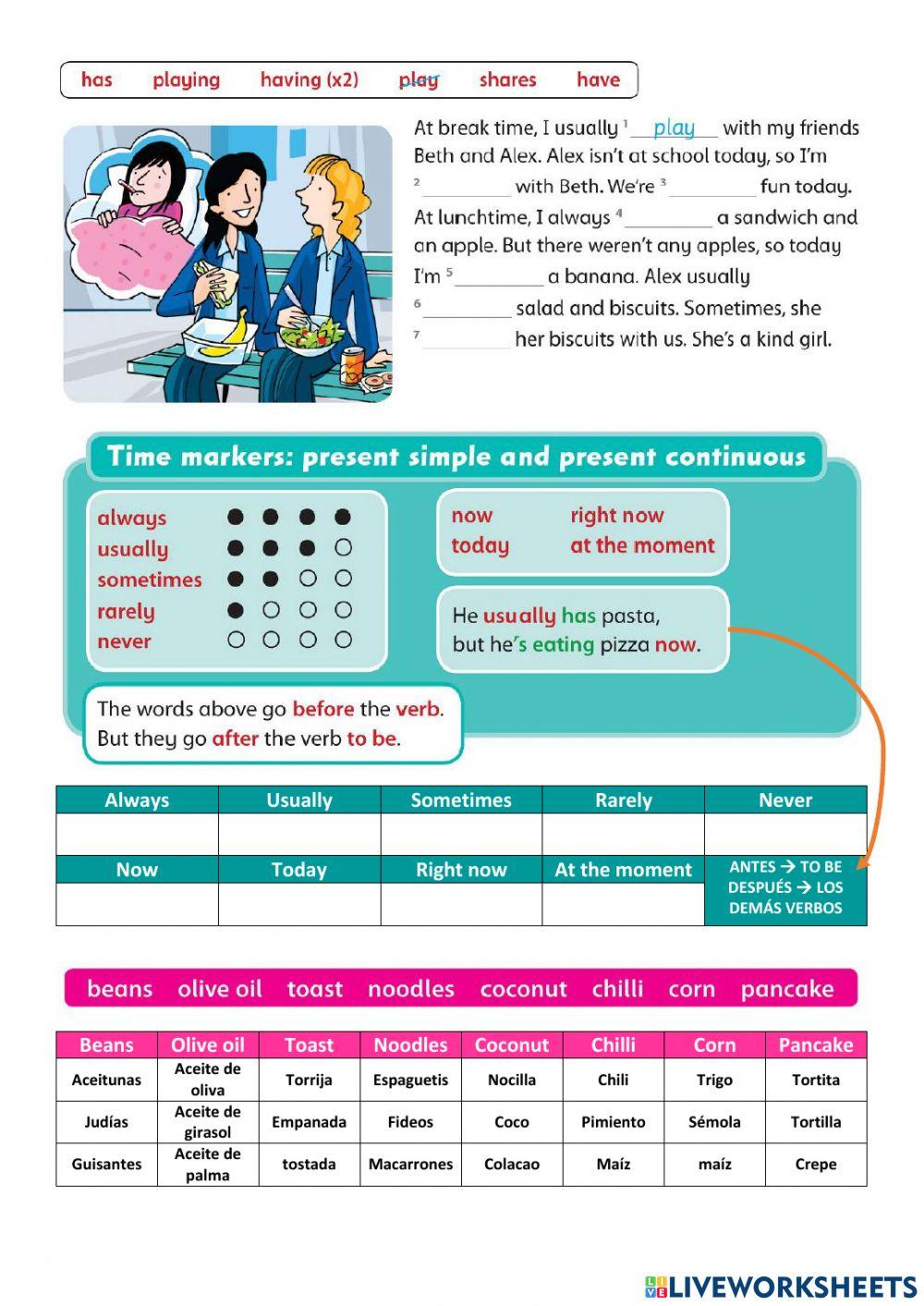 Gf4 - unit 1 worksheet | Live Worksheets