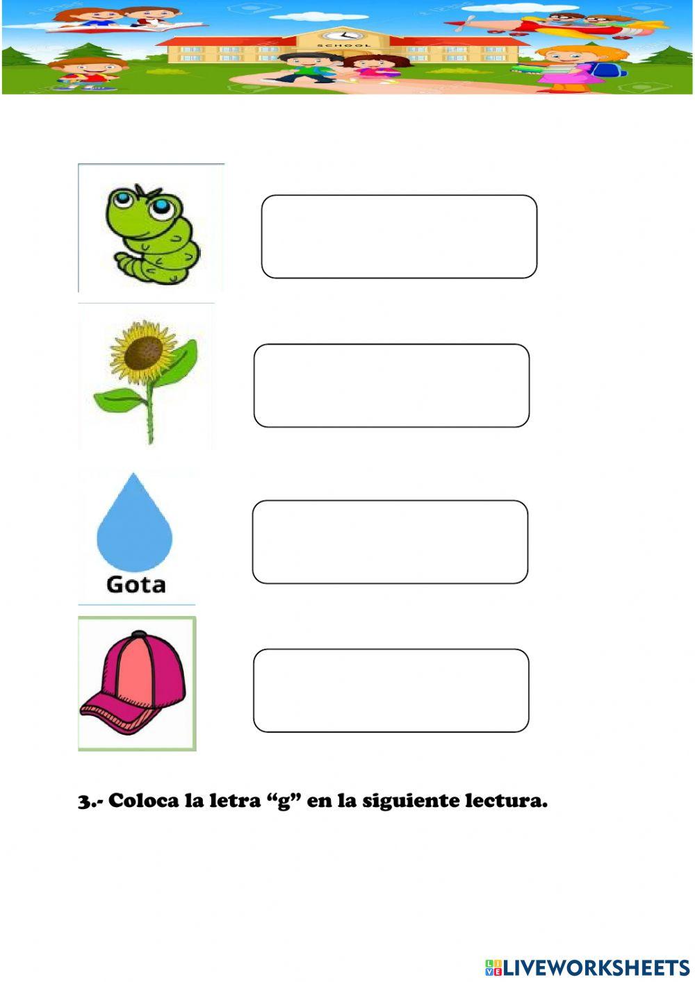 Uso de la letra -g- 1851812 | MELANY CHICAIZA