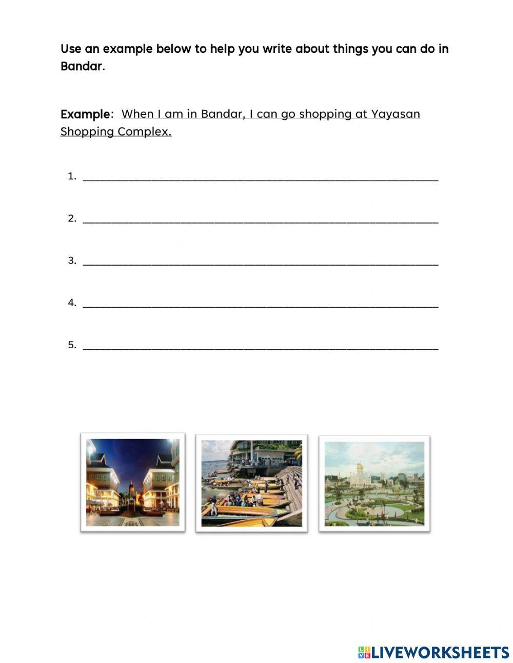 Descriptive interactive exercise | Live Worksheets