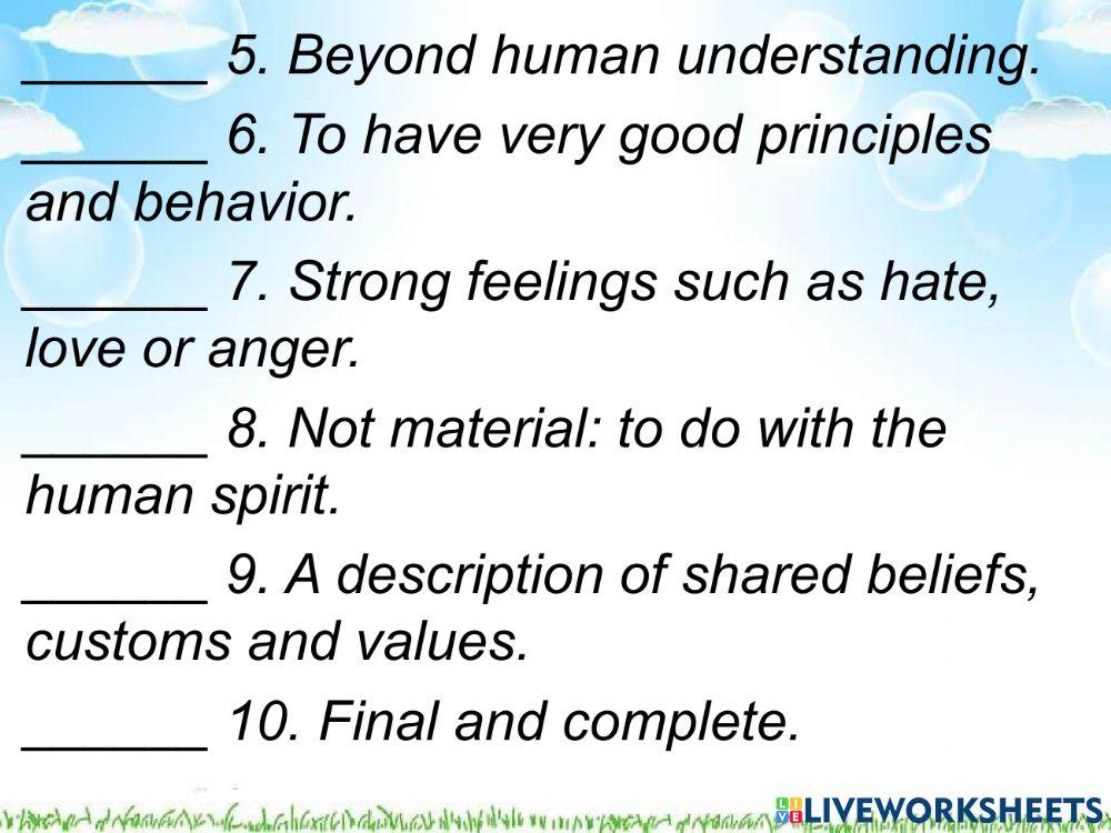 Social quiz 1 finals online exercise for | Live Worksheets