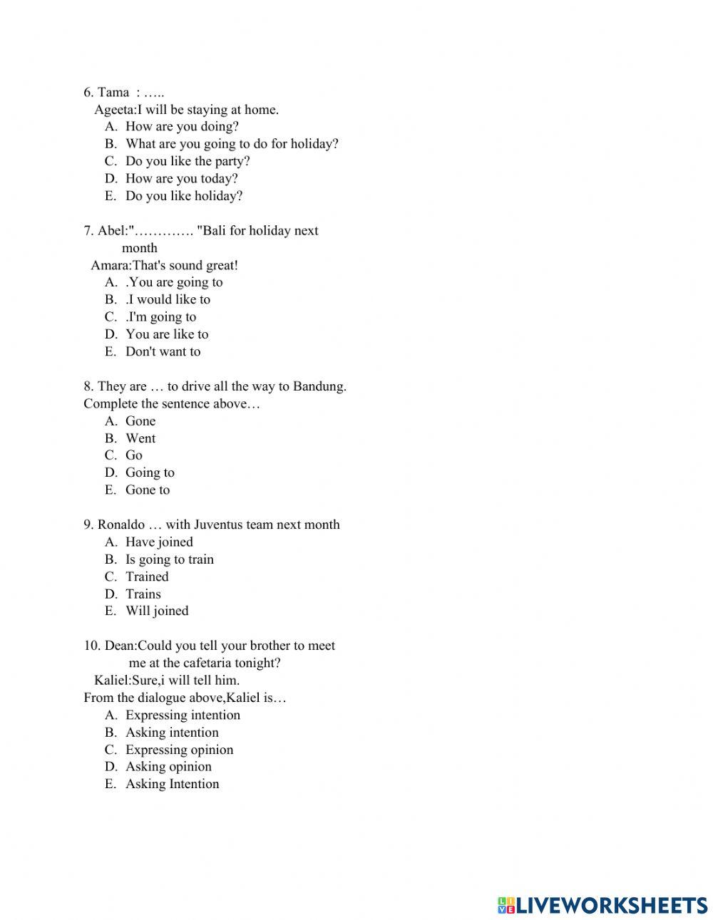 2719219 | EXPRESSING INTENTION 3.3 | Egi ilham