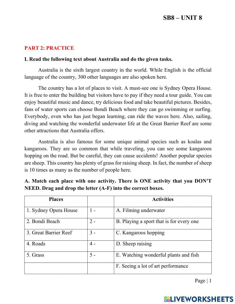 SB8-U8-les5 worksheet | Live Worksheets