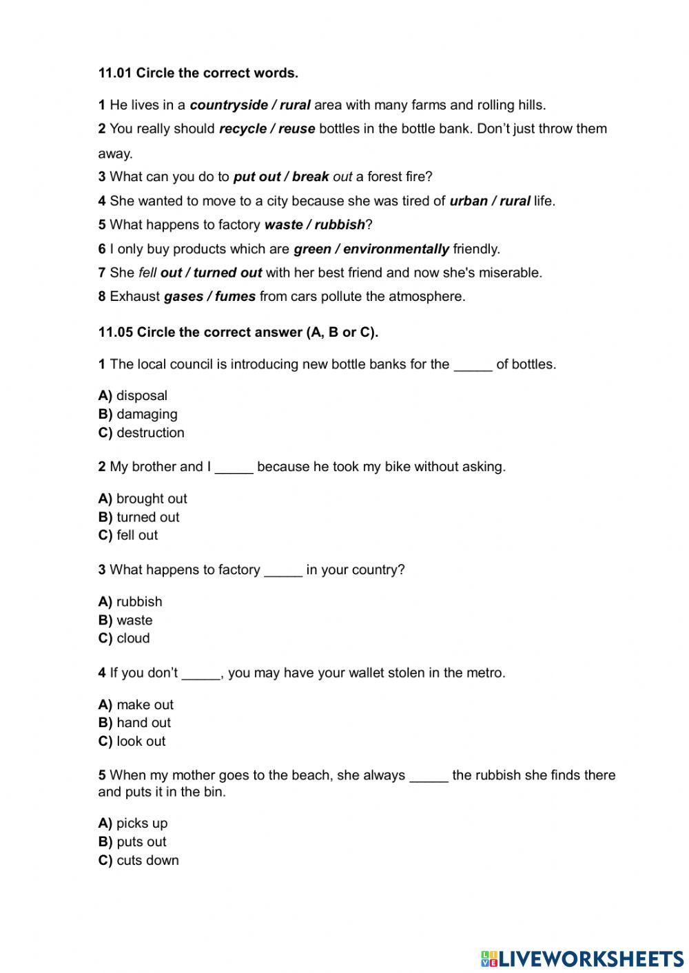 6829871 | 11 Unit Laser B1(vocabulary and grammar)