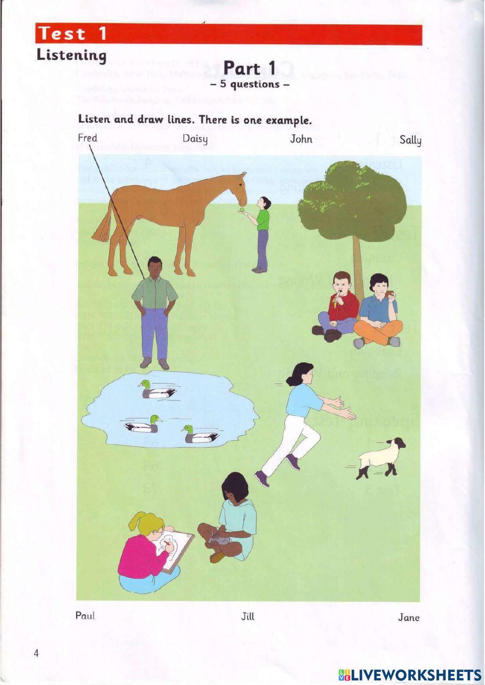 Lis test 1 | Nguyen89 | Live Worksheets