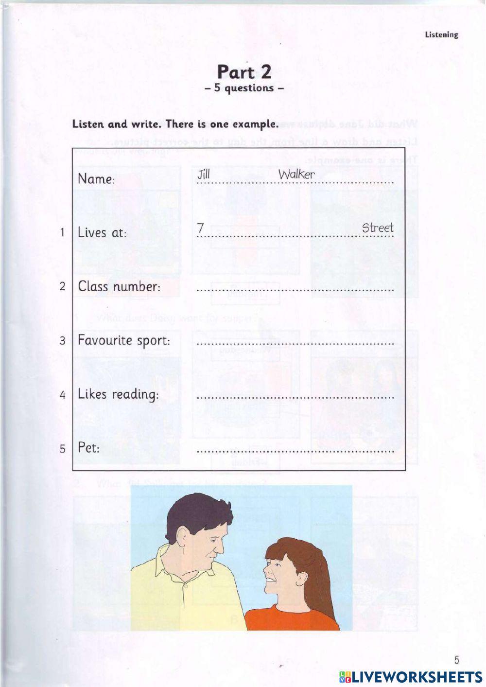 Lis test 1 | Nguyen89 | Live Worksheets