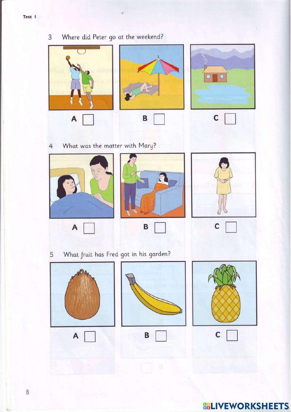 Lis test 1 | Nguyen89 | Live Worksheets