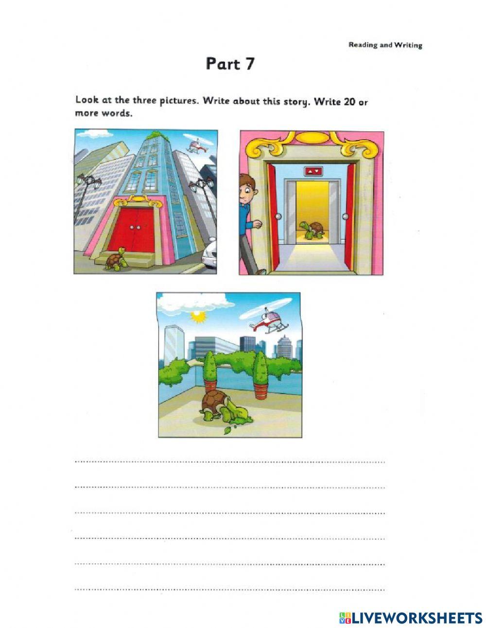 Flyers 1 Test 1… | Free Interactive Worksheets | 3986495