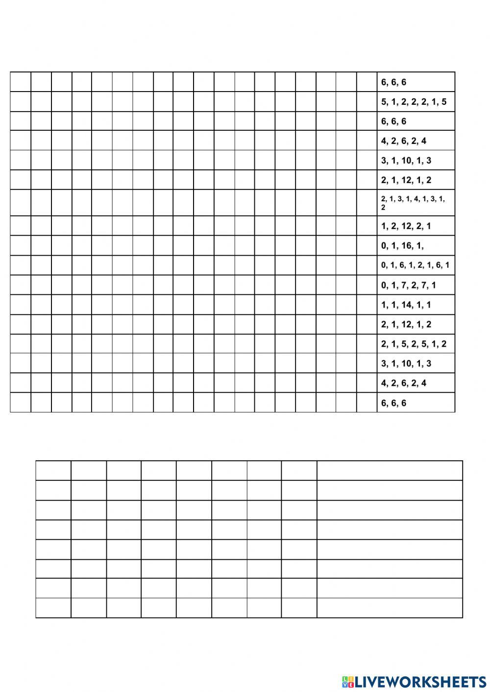 Pixels worksheet | Live Worksheets