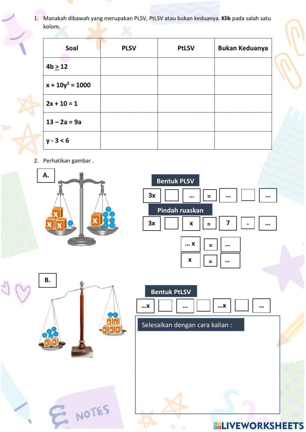 ULANGAN HARIAN … | Free Interactive Worksheets | 2722064