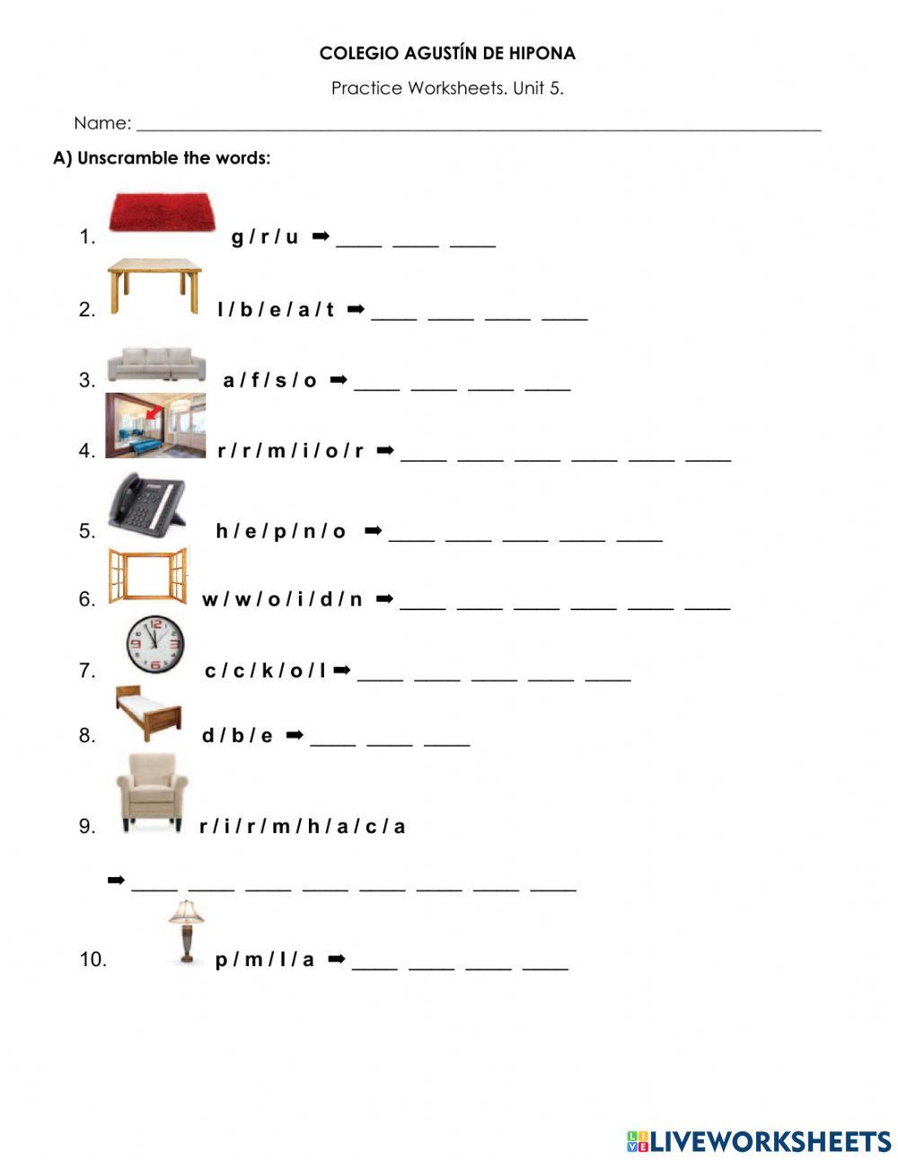 Practice worksheets worksheet | Live Worksheets