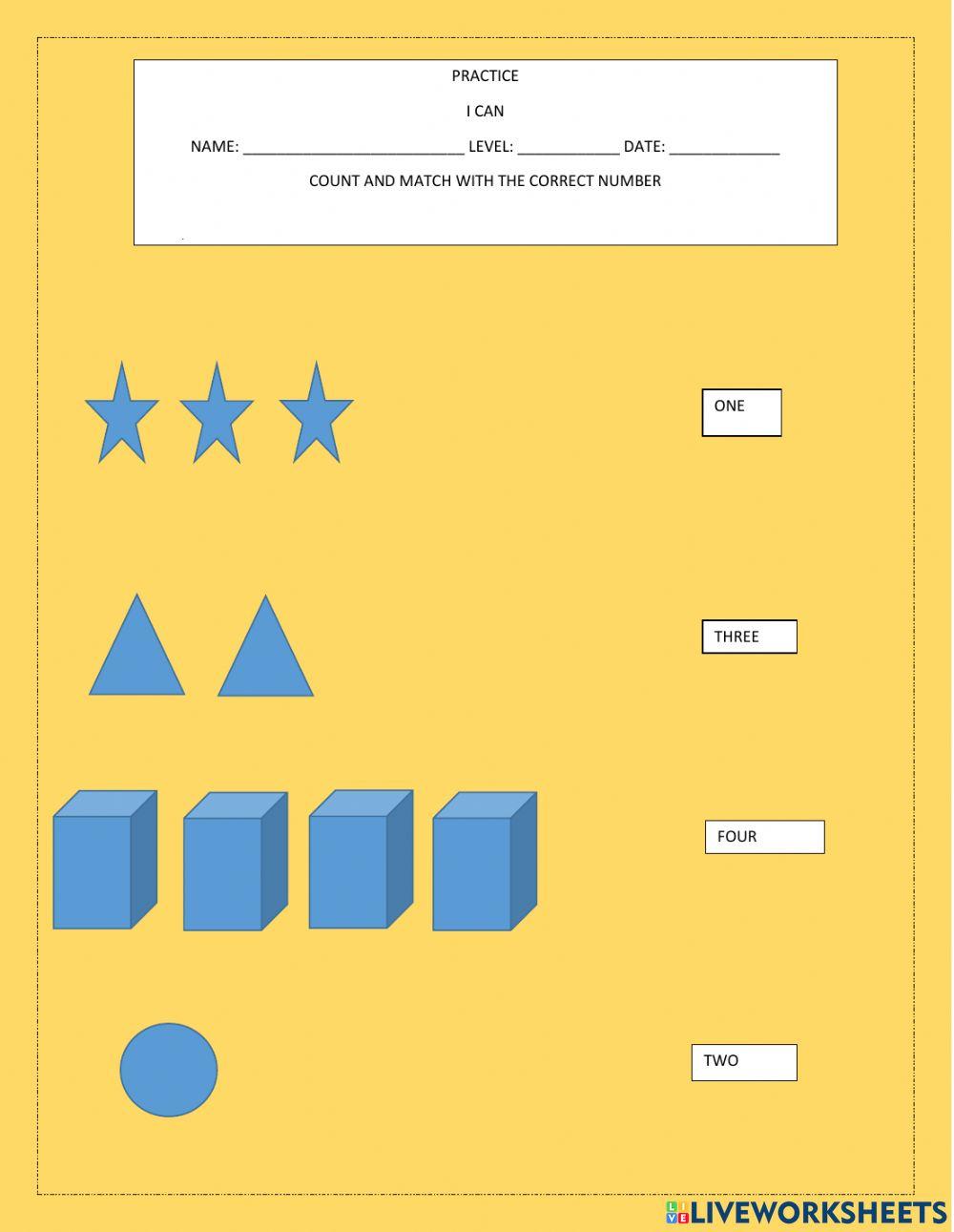 Numbers online exercise for GRADE 2 | Live Worksheets
