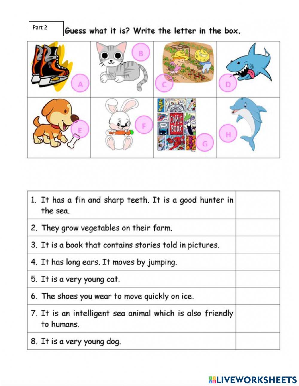 6830649 | EXERCISES- MOVERS- ANIMALS | Guadalupe Blanco