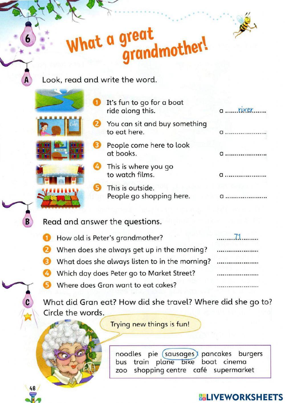 What a great Gr… | Free Interactive Worksheets | 6830772