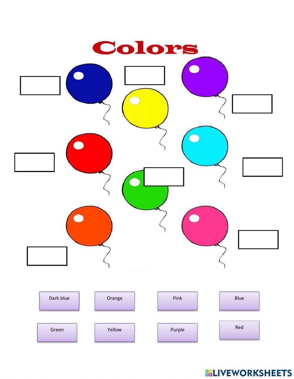 Colors online exercise for 8I | Live Worksheets