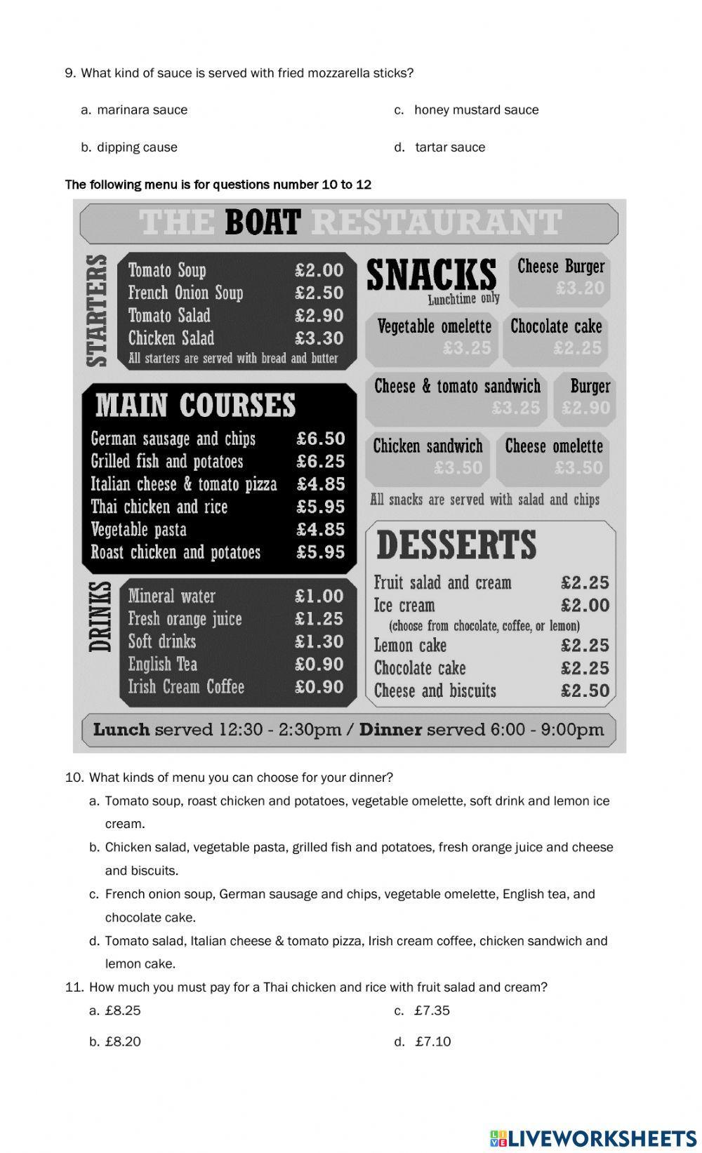 1907353 | Memos, Menus, Schedules, and Signs