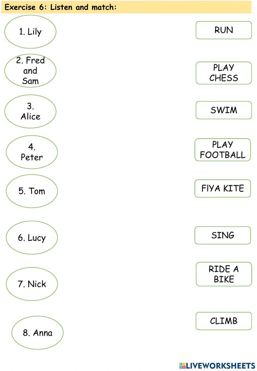 Ready- Having f… | Free Interactive Worksheets | 1908112