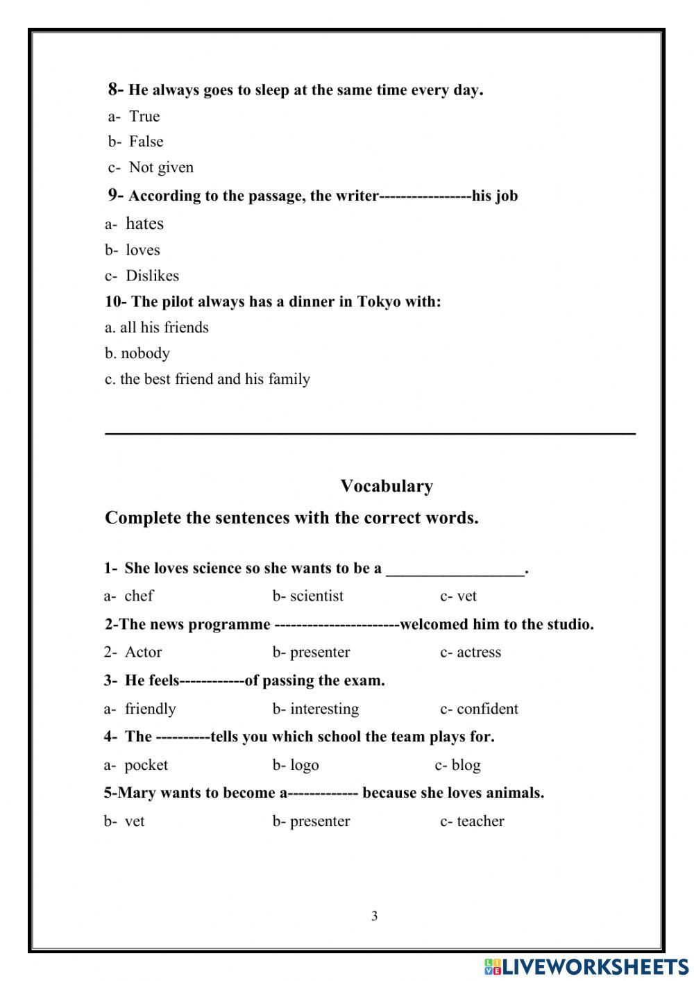 G6 - Revision - 2nd term - 2nd assessment 3558181