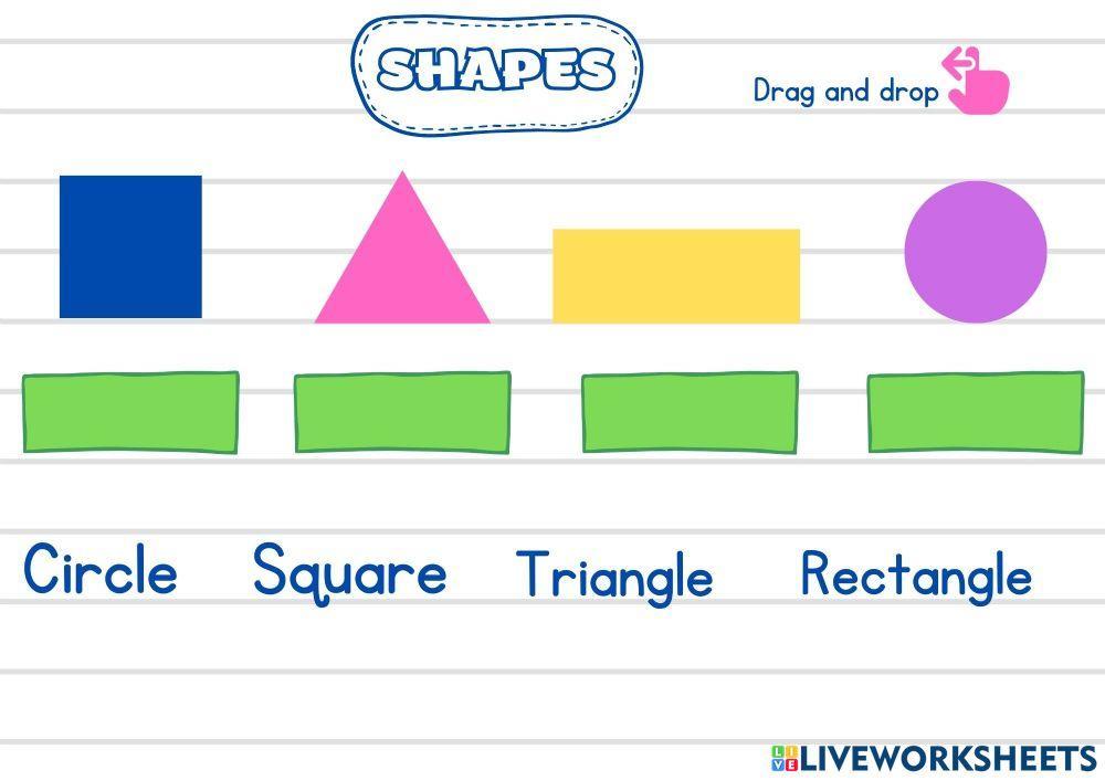 Shapes | LiveWorksheets | 1908621