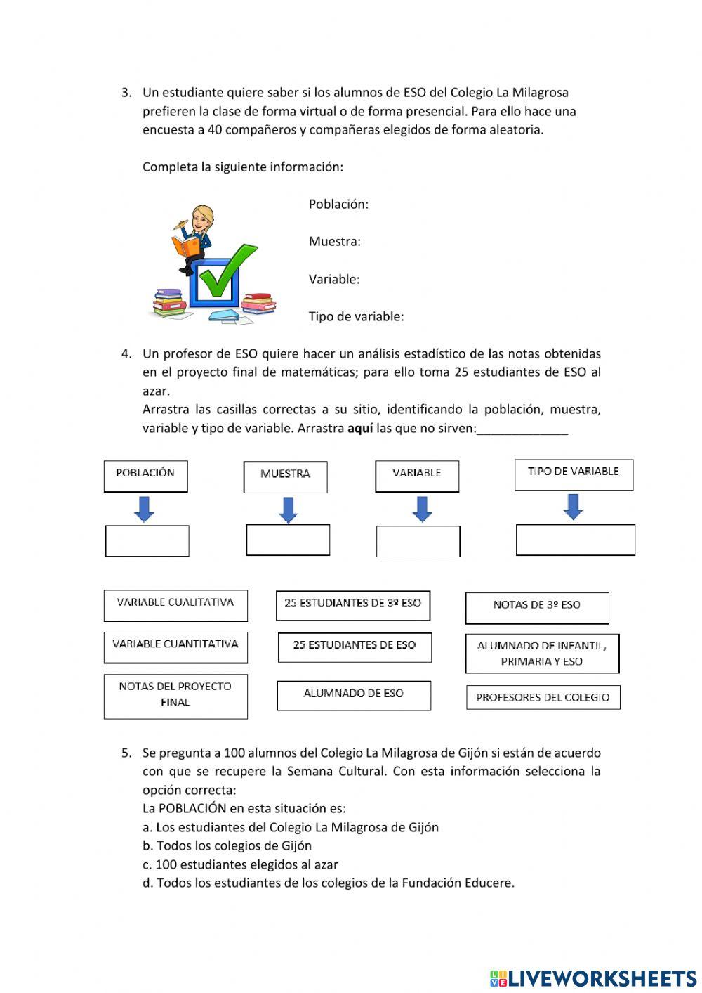 Conceptos básic… | Free Interactive Worksheets | 1908794 Conceptos básic… | Free Interactive Worksheets | 1908794