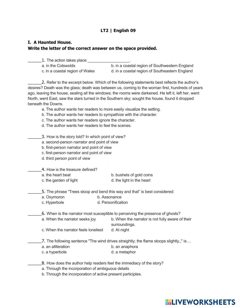LT2 - Grade 9 Second Quarter 5311672 | jmondoy003