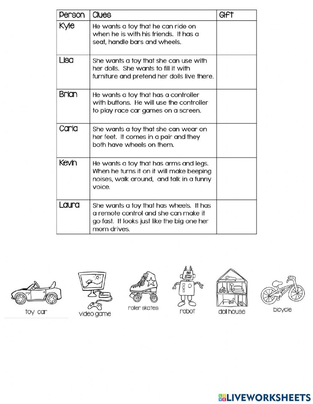 Inference Activity Pt 2 online exercise for | Live Worksheets
