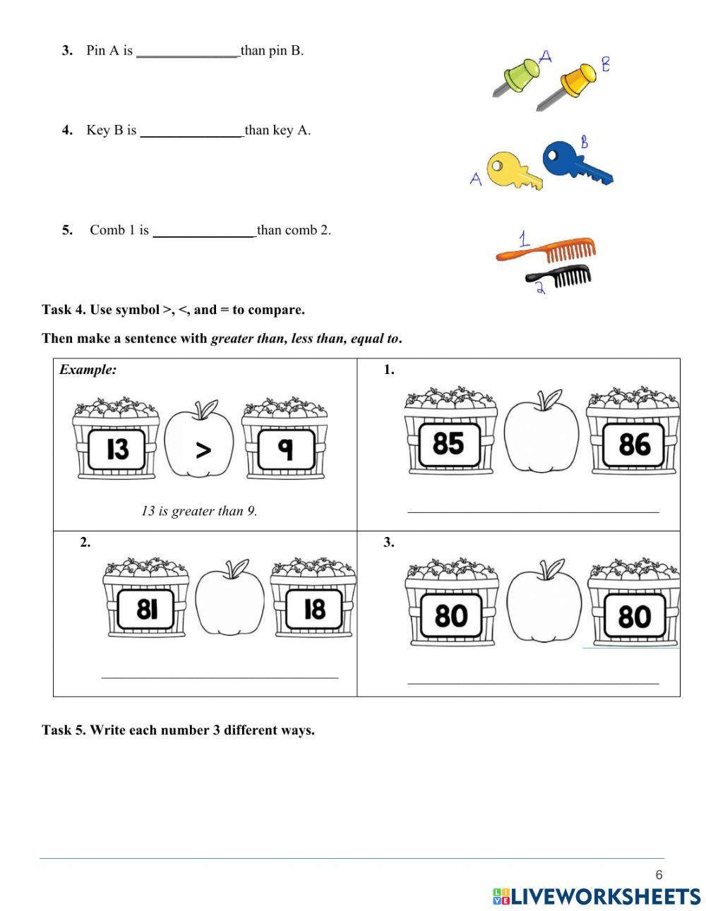 2ccs-math-2nd midterm 2022 worksheet | Live Worksheets