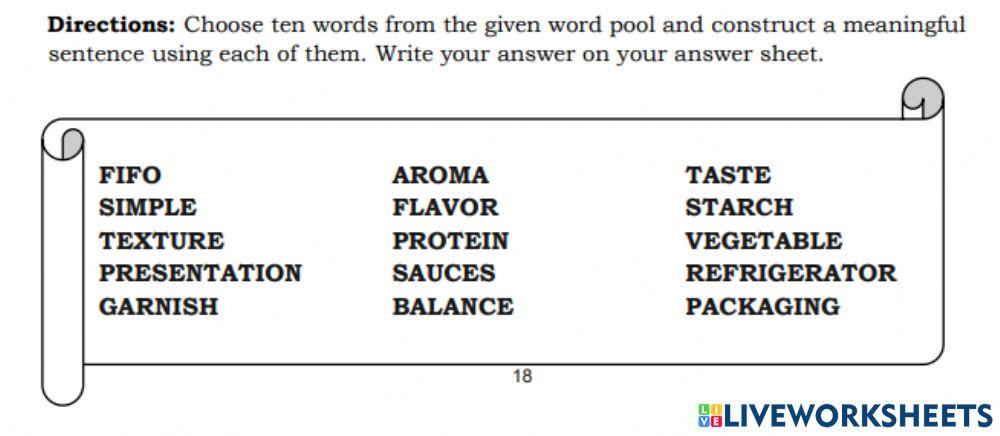 1928562 | Presenting, Storing and Evaluating Meat Dishes