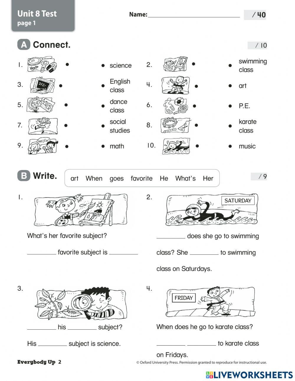 E.U2 unit 8 test 2778351 | Thebunnyclass | Live