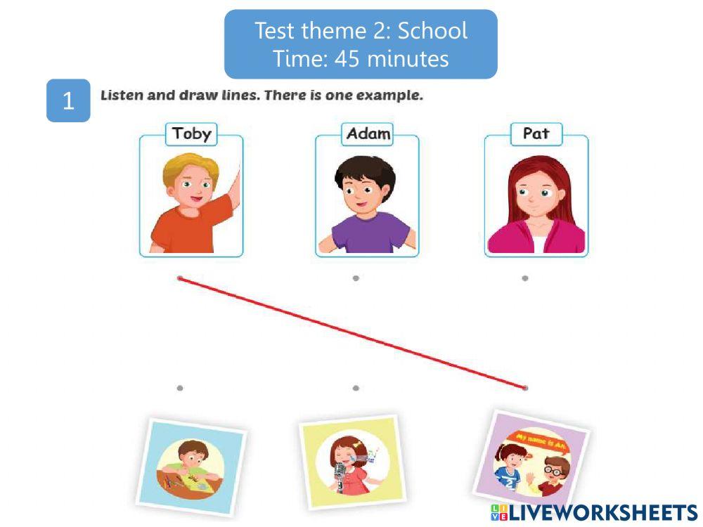 Sm2A - school worksheet | Live Worksheets