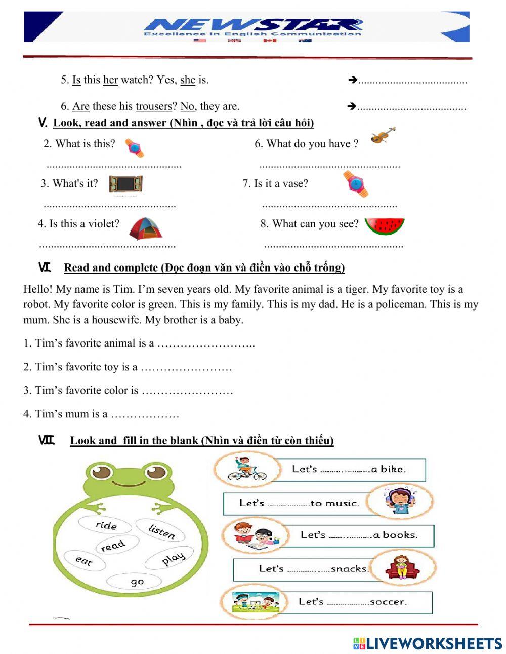 Final test 2nk interactive worksheet | Live Worksheets
